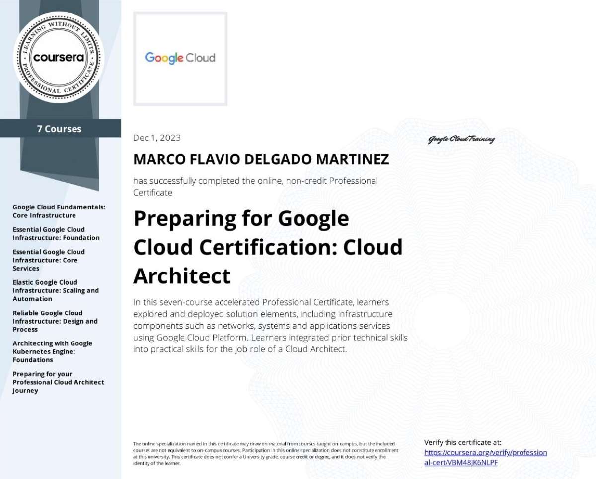 Preparing for Google Cloud Certification | Marcodelmart